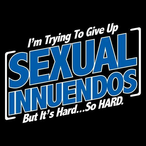 Im Trying To Give Up Sexual Innuendos Funny T Shirt Feelin Good Tees™