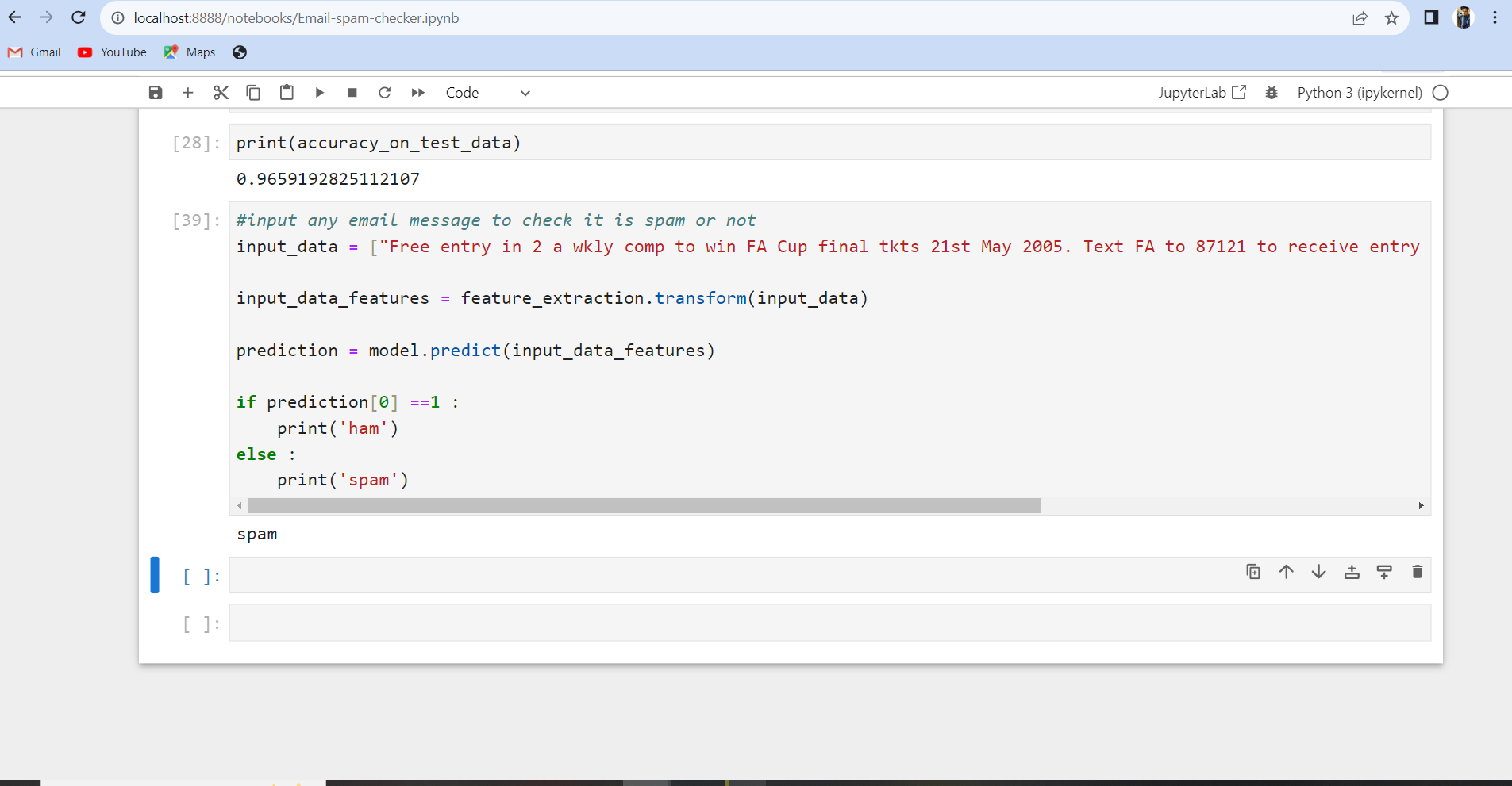 Github Saiju2001email Spam Classifier It Involves Categorize