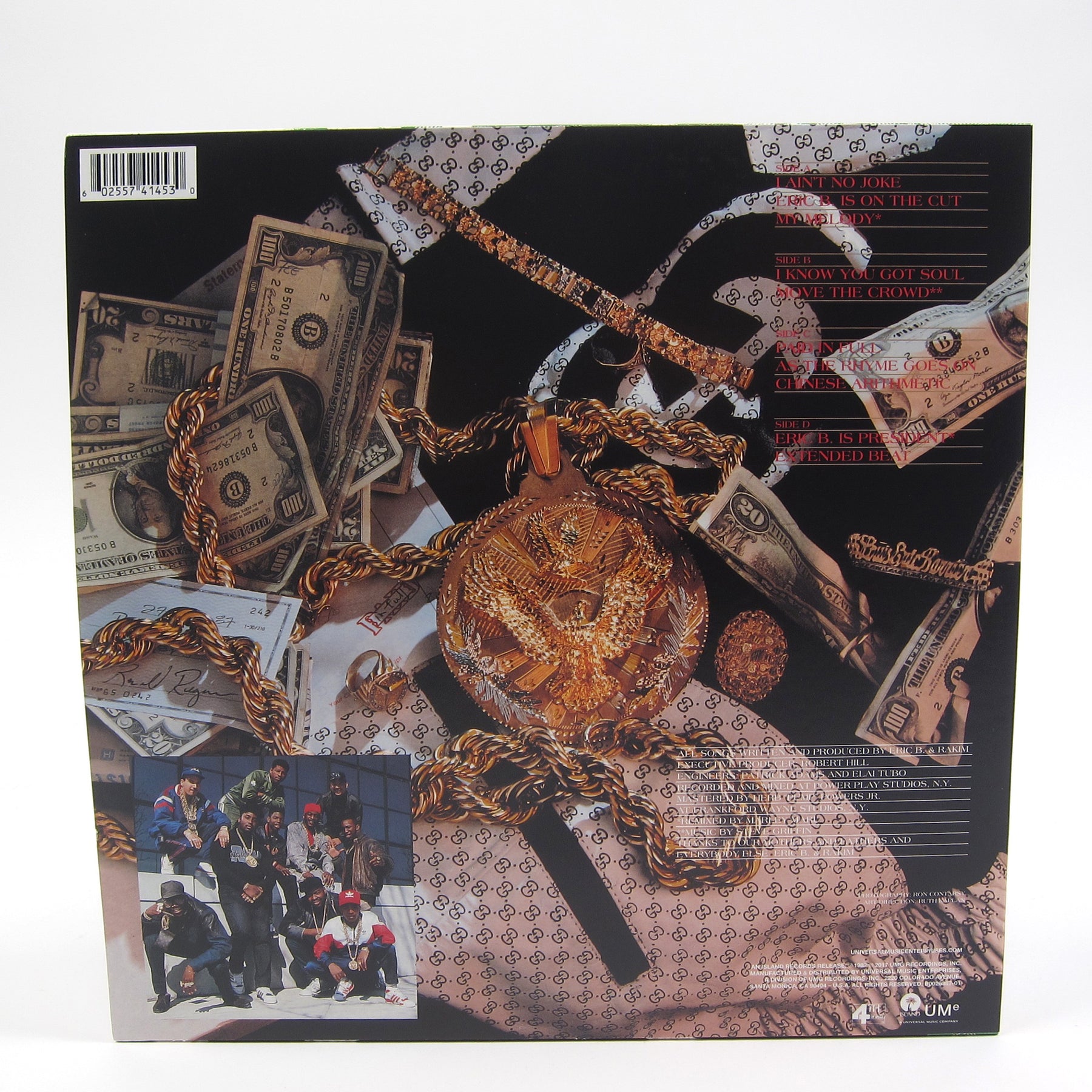 Eric B And Rakim Paid In Full Vinyl 2lp
