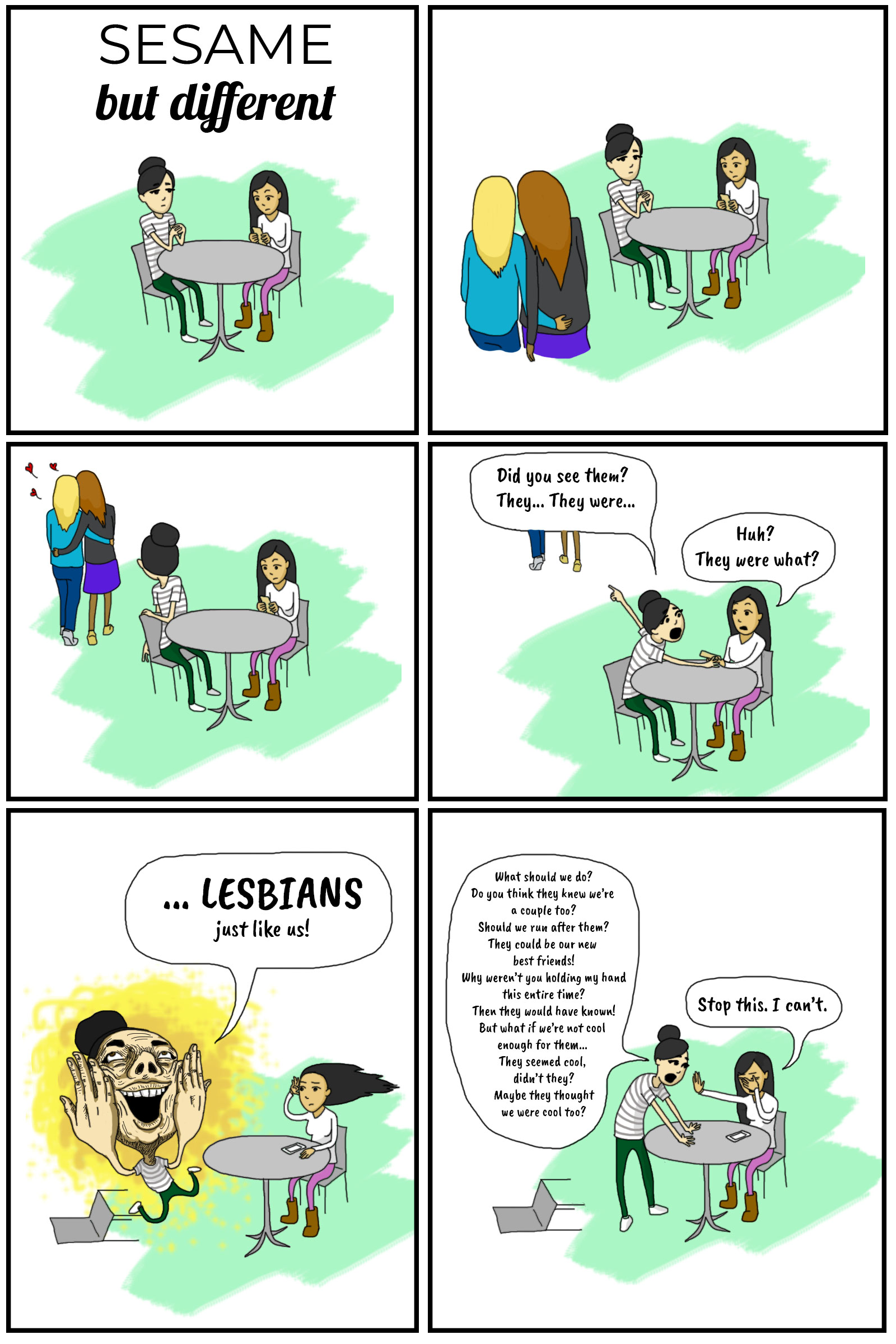 Lesbian Comics And Lgbt Webcomics Sesame But Different Ep 1 There