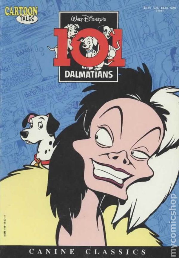 Cartoon Tales 101 Dalmatians 1992 Comic Books Published June 1961 Or