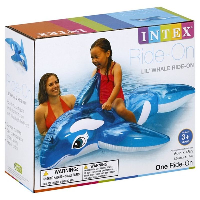 Intex Ride On Lil Whale 1 Each Instacart
