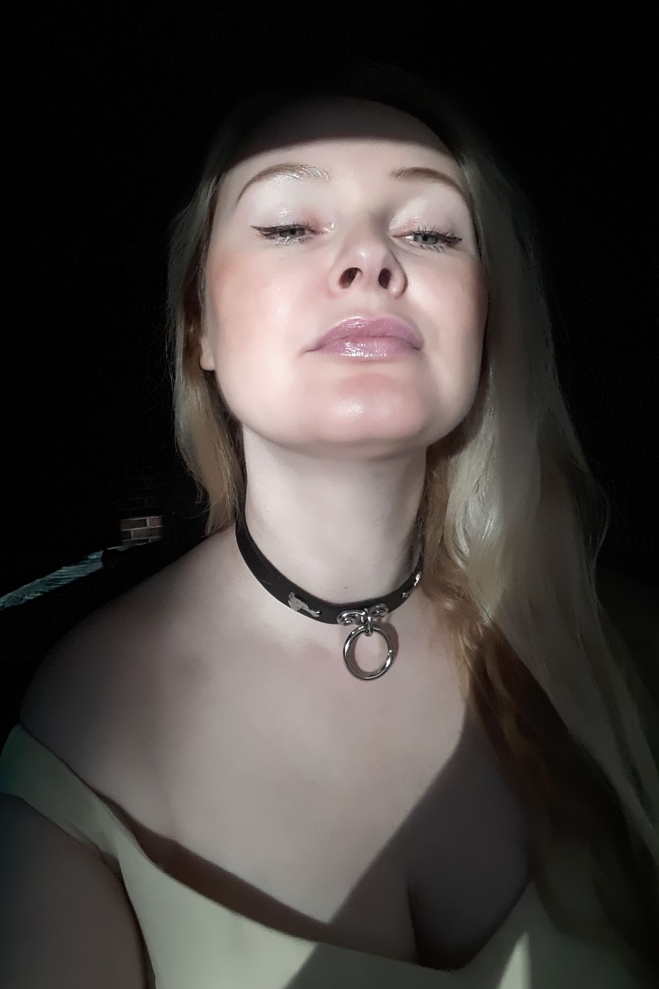 Steampunk Bdsm Jewelry Submissive Collar Vegan Leather Choker With