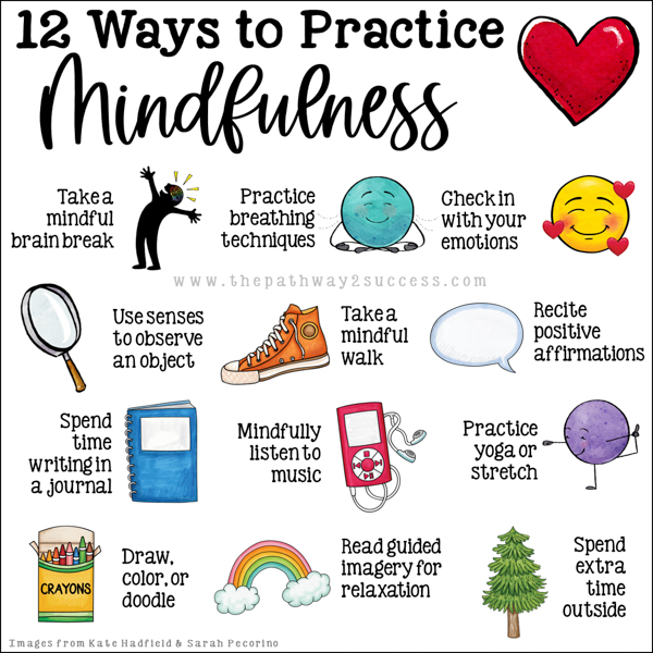 12 Simple Ways To Practice Mindfulness The Pathway 2 Success
