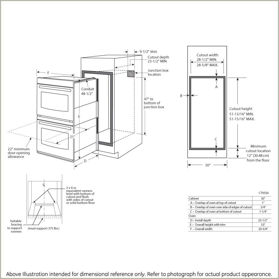 Double Oven Cabinet Dimensions Cabinets Home Design Ideas